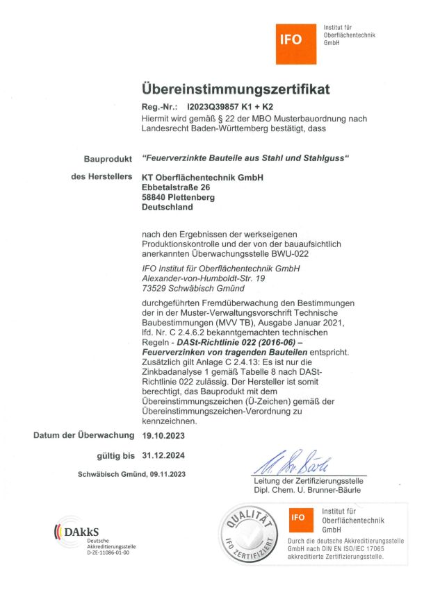 Das Unternehmen – KT Oberflächentechnik GmbH